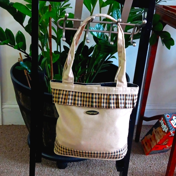 Longaberger | Bags | Vintage Longaberger Tote Classic Design Euc Obo ...